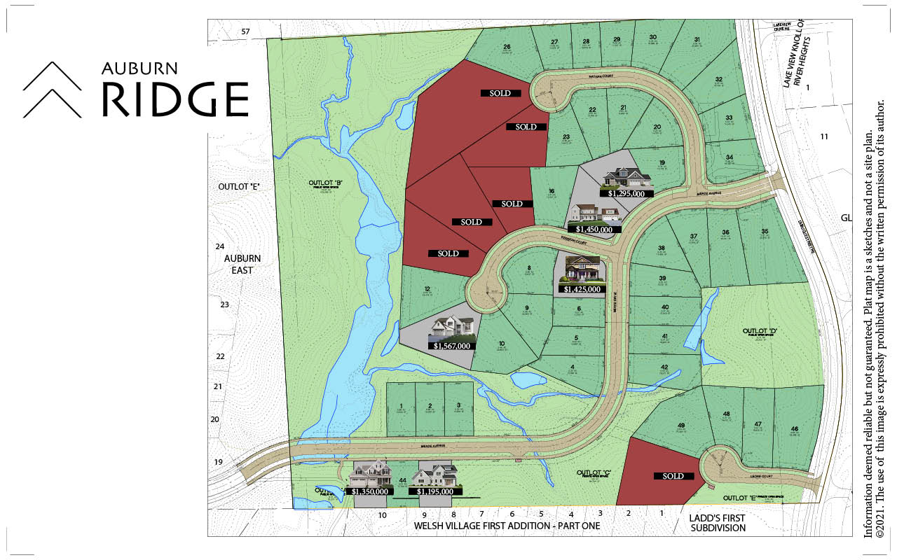 Auburn Ridge Plat Map - Auburn Ridge Coralville